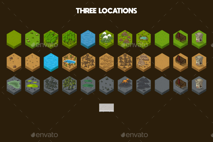 Strategy 2D Game Tileset by craftpix_net | GraphicRiver