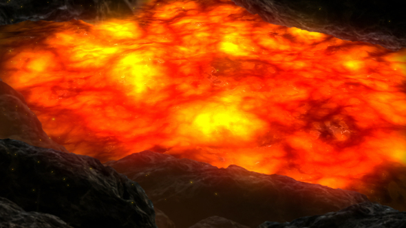 Lava Valley Scene by reques | VideoHive