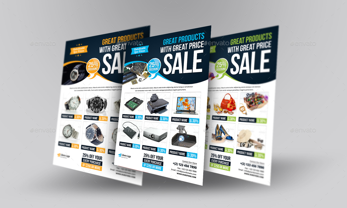 Product Promotion Flyer Design v2, Print Templates | GraphicRiver