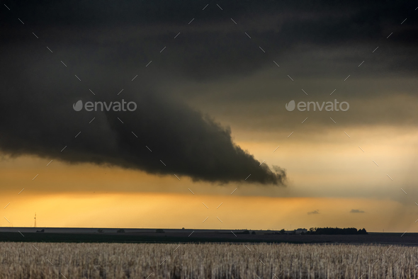 Tornadic Supercell Inflow at Sunset Stock Photo by joebelanger | PhotoDune
