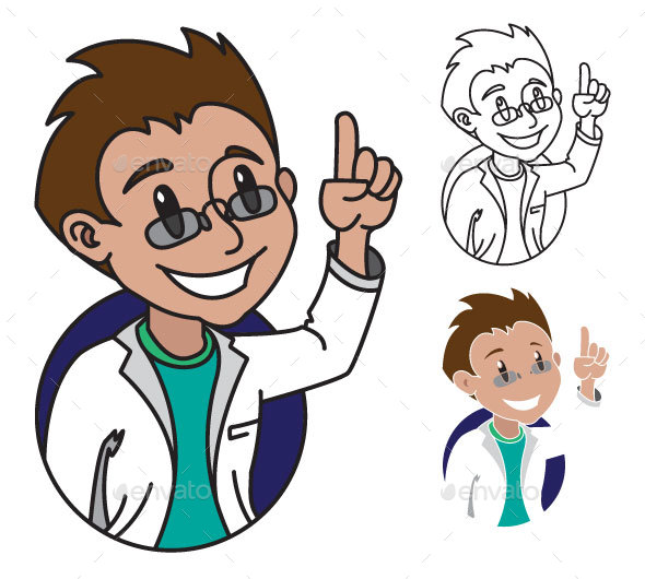 Young Doctor Intern, Vectors | GraphicRiver