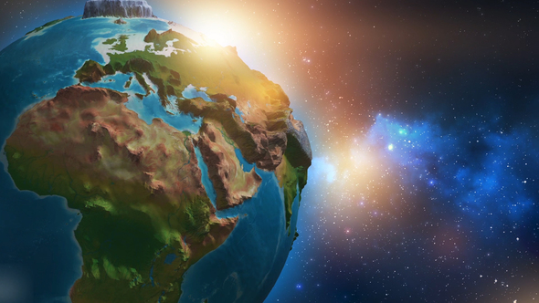 Earth 3D Rotation Loop, Motion Graphics | VideoHive