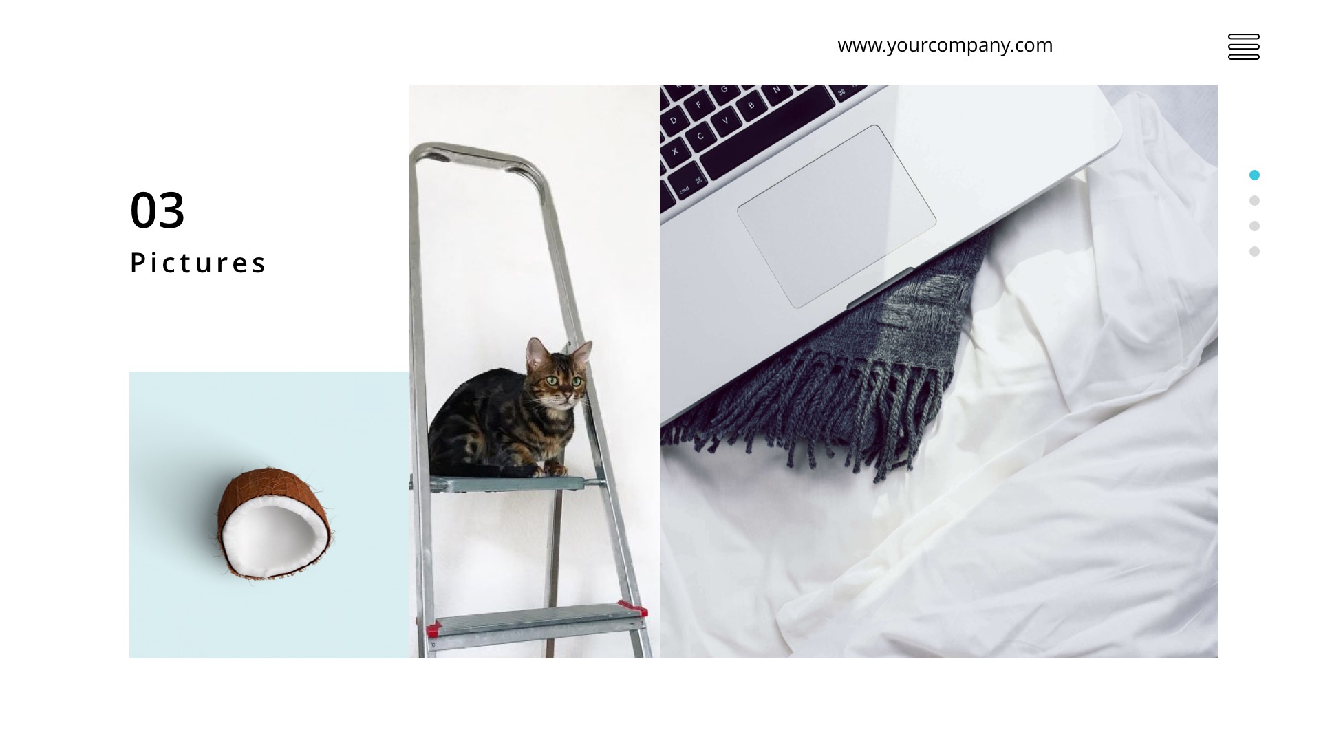 Original Minimal & Model Powerpoint Template, Presentation Templates