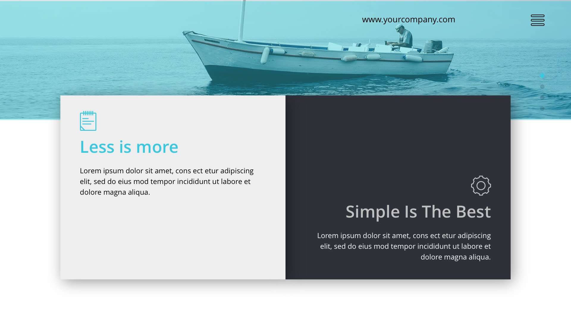 Original Minimal & Model Powerpoint Template, Presentation Templates