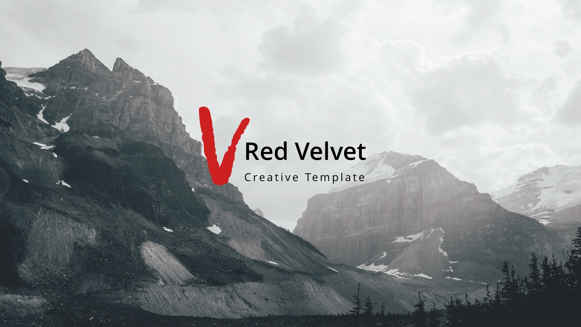 Red Velvet Creative Powerpoint Template, Presentation Templates ...