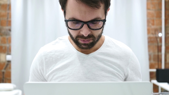 Shocked Man at Work, Amazed By Surprise, Stock Footage | VideoHive