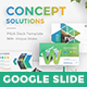 Concept Solutions Business Google Slide Template by bluestack ...
