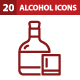 20 Alcohol Icons, Icons | GraphicRiver