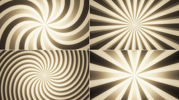 Radial Rays Vintage Pack, Motion Graphics | VideoHive