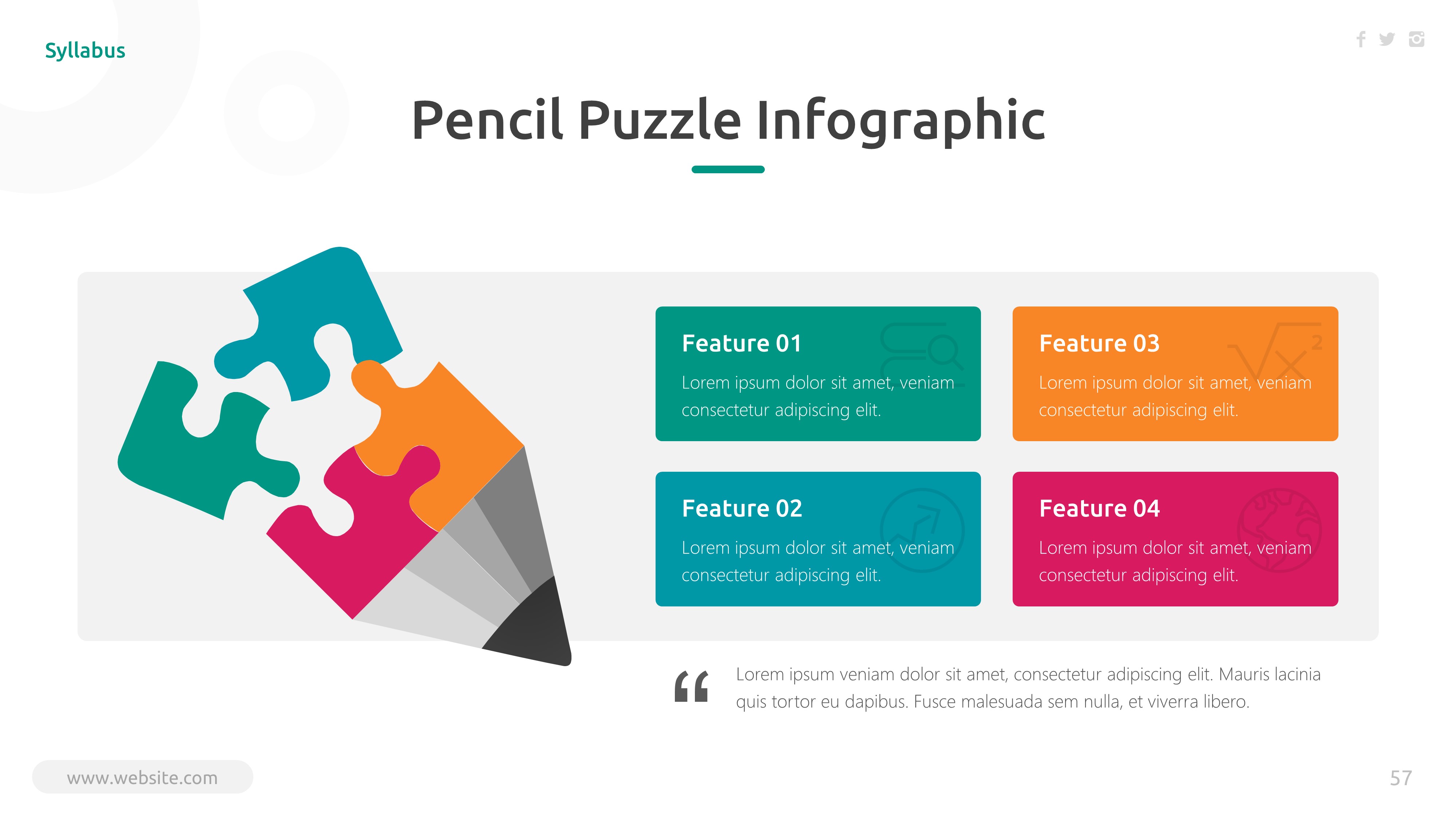 Syllabus - Education Powerpoint Template, Presentation Templates ...