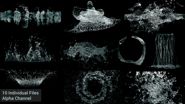 Water Splash Pack 5, Motion Graphics | VideoHive