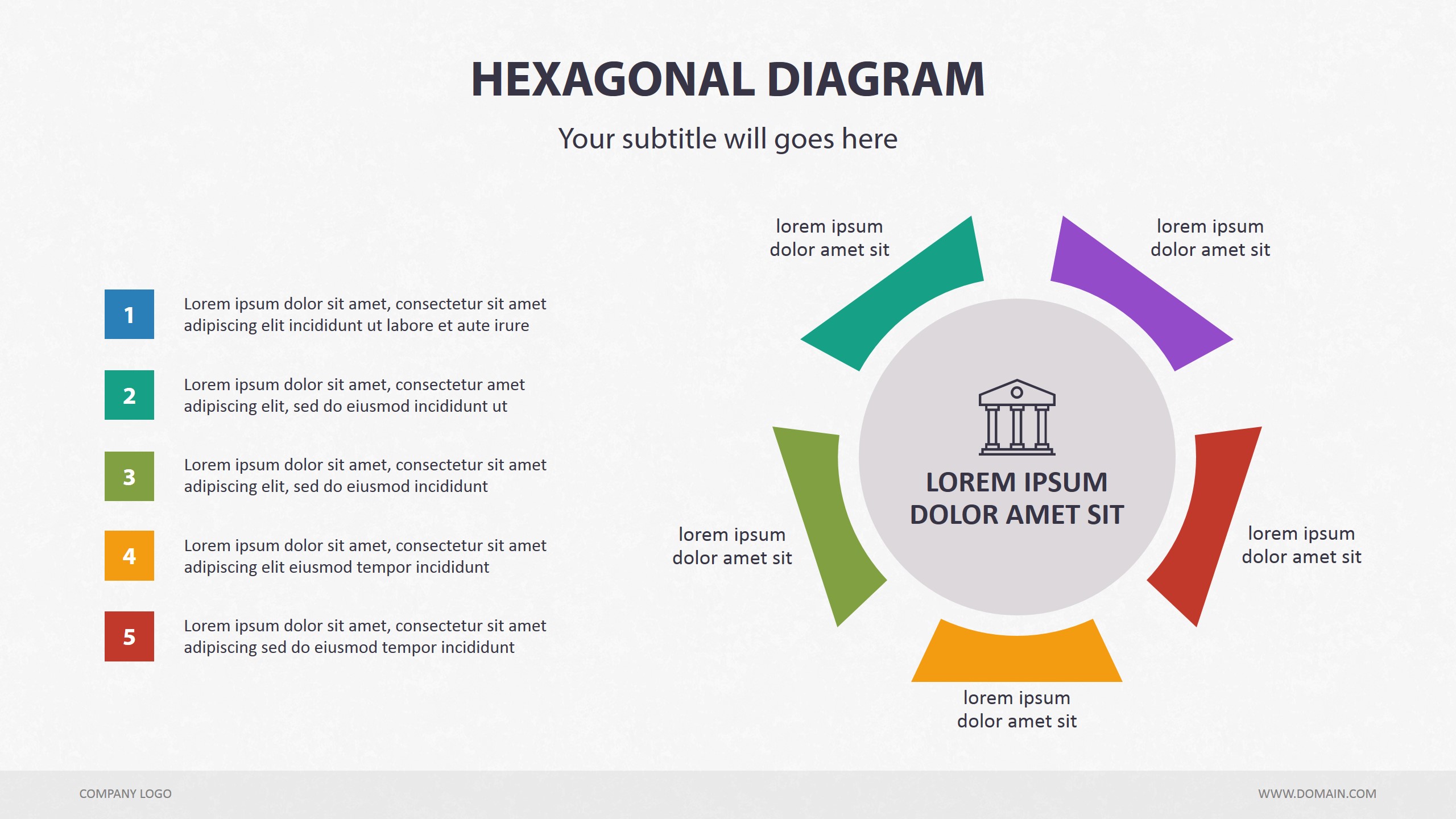 Hexagonal Diagram - Powerpoint, Presentation Templates | GraphicRiver
