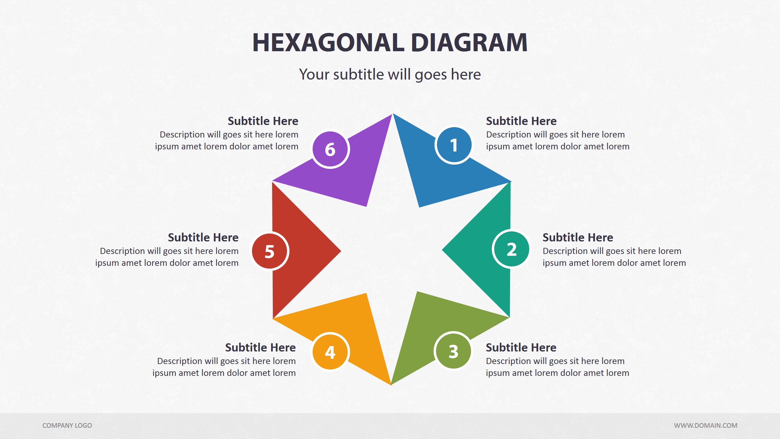 Hexagonal Diagram - Powerpoint, Presentation Templates | GraphicRiver