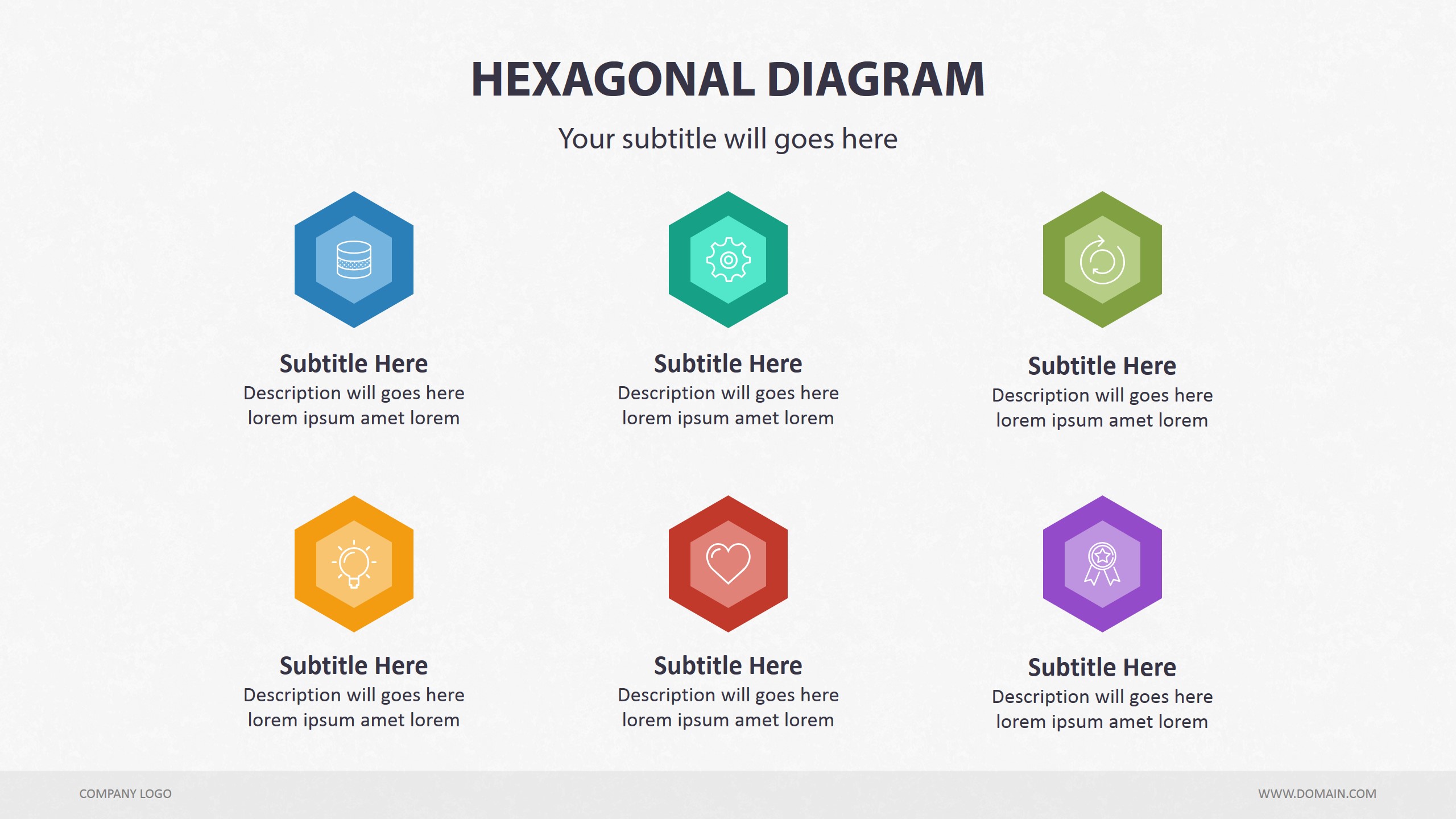 Hexagonal Diagram - Powerpoint, Presentation Templates | GraphicRiver