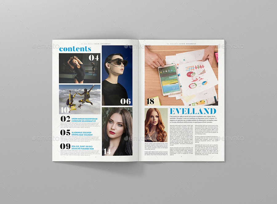Magazine Template, Print Templates | GraphicRiver