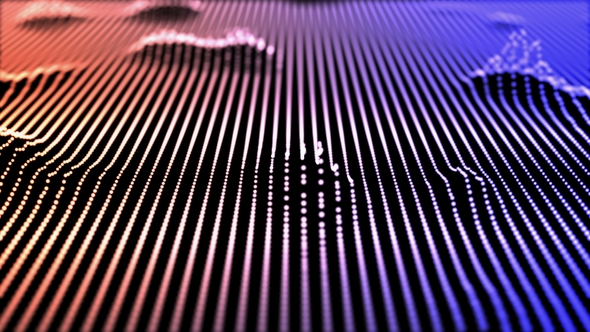 Retro Colorful Modern Design of Sound Wave, Motion Graphics | VideoHive