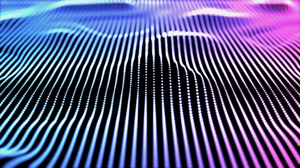 Retro Colorful Modern Design of Sound Wave, Motion Graphics | VideoHive