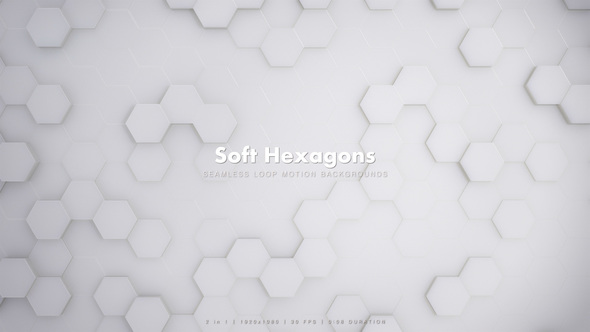 Soft Hexagon Motion 2, Motion Graphics | VideoHive
