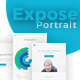 Expose Portrait Business Presentation Template, Presentation Templates