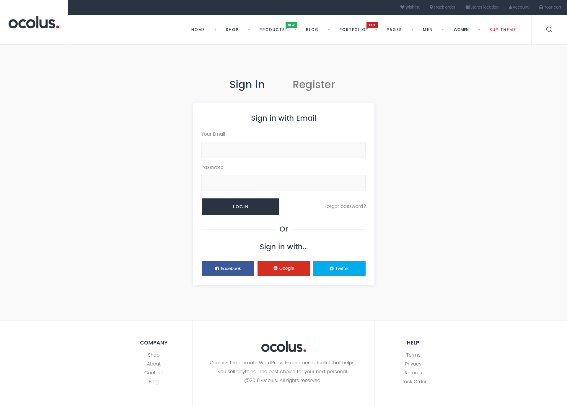 Ocolus - Creative & Modern Multi-Purpose eCommerce PSD Template by ...