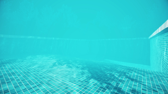 Swimming Pool From Under Water View, Motion Graphics | VideoHive