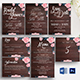 Rustic Wooden Wedding Template Suite, Print Templates | GraphicRiver