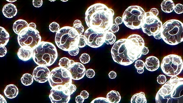 Glass Spheres Able To Loop, Motion Graphics | VideoHive