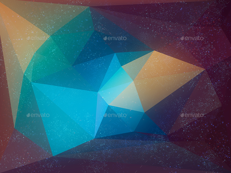 Space Polygon Backgrounds Vol.5, Graphics | GraphicRiver