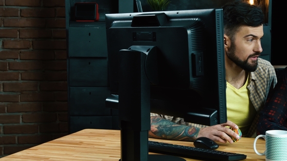 Working in Office in Pair, Stock Footage | VideoHive