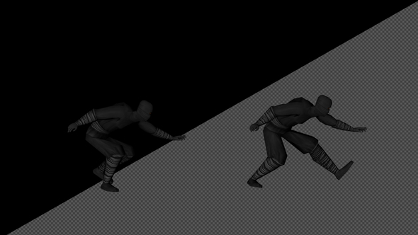 3D Ninja Snake Walk, Motion Graphics | VideoHive