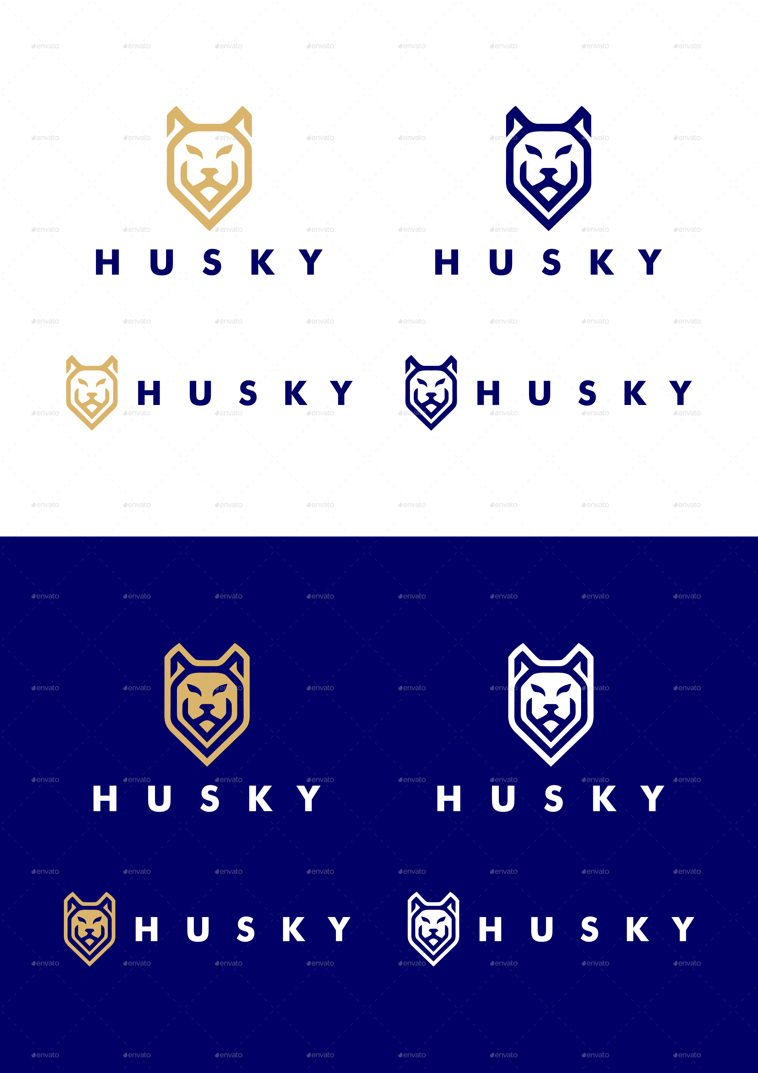 Husky Logo, Logo Templates | GraphicRiver