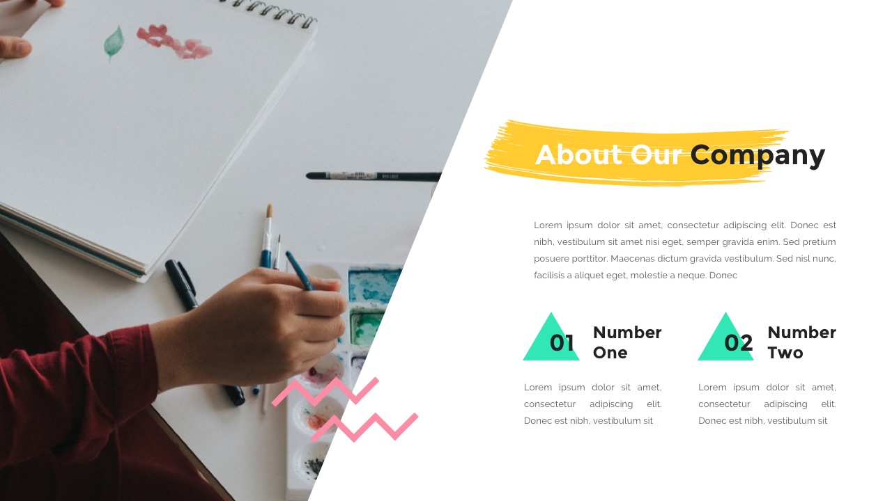 Halogen - Creative Art PowerPoint Template, Presentation Templates