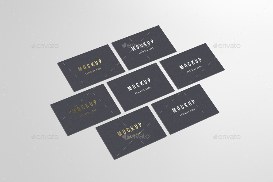 Multiple Business Cards Mockup 85x55, Graphics | GraphicRiver