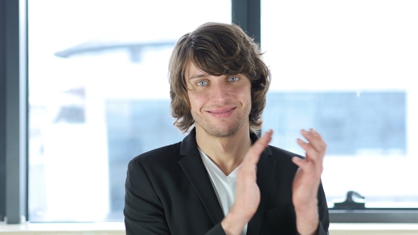 Clapping Man, Applauding, Stock Footage | VideoHive