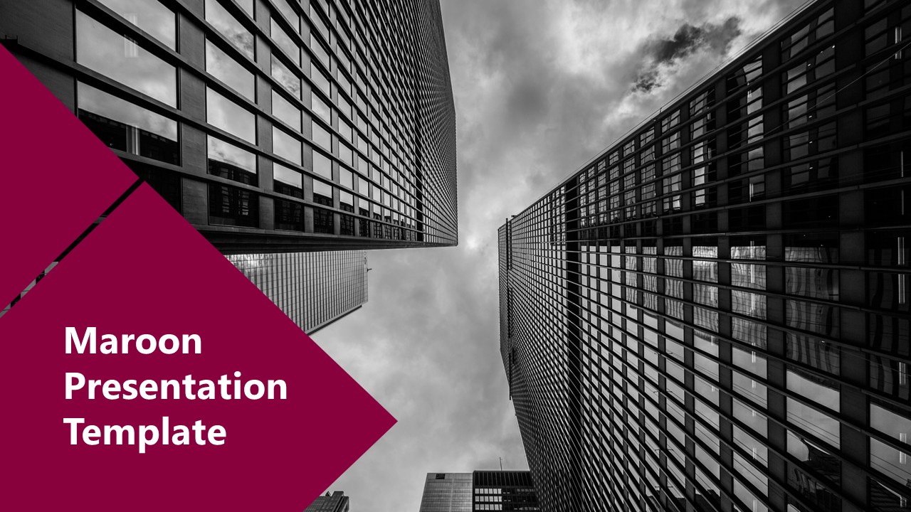 Maroon Powerpoint Template by Daisy94 | GraphicRiver