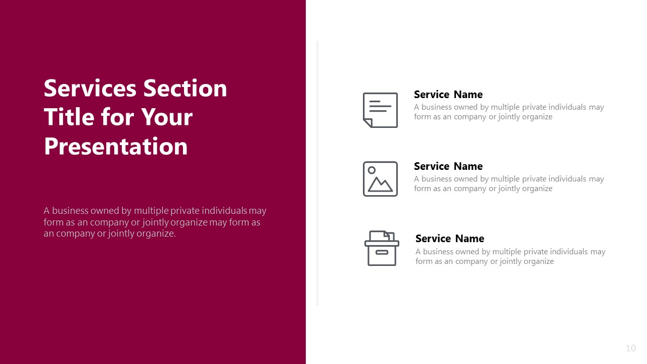 Maroon Powerpoint Template by Daisy94 | GraphicRiver