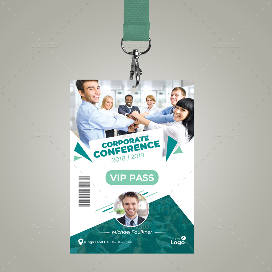 Conference VIP Pass, Print Templates | GraphicRiver