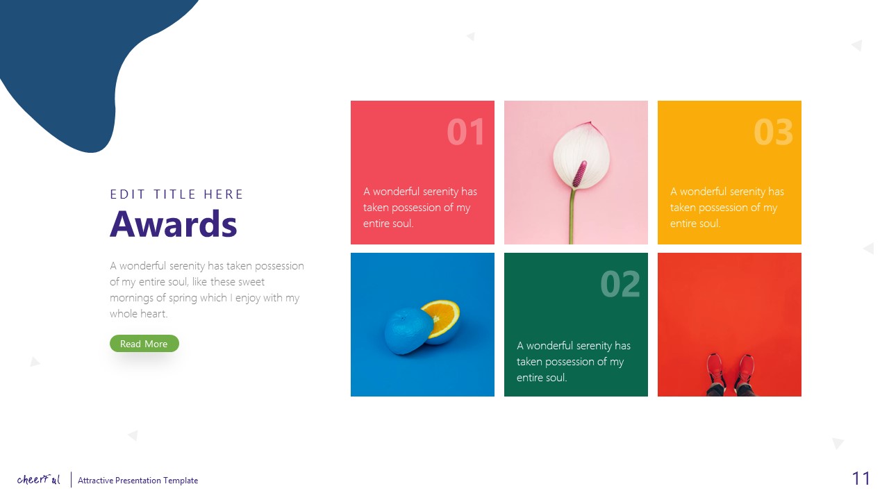 Cheerful - Attractive Powerpoint Template, Presentation Templates ...