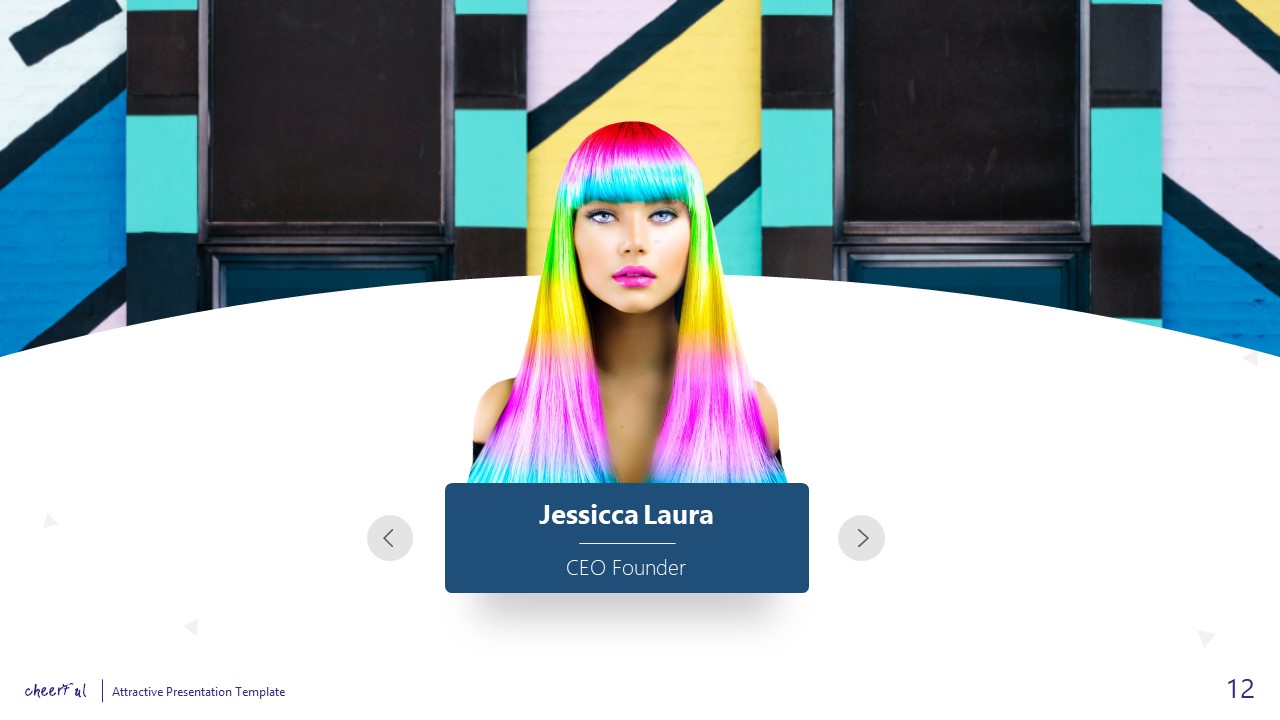 Cheerful - Attractive Powerpoint Template, Presentation Templates ...