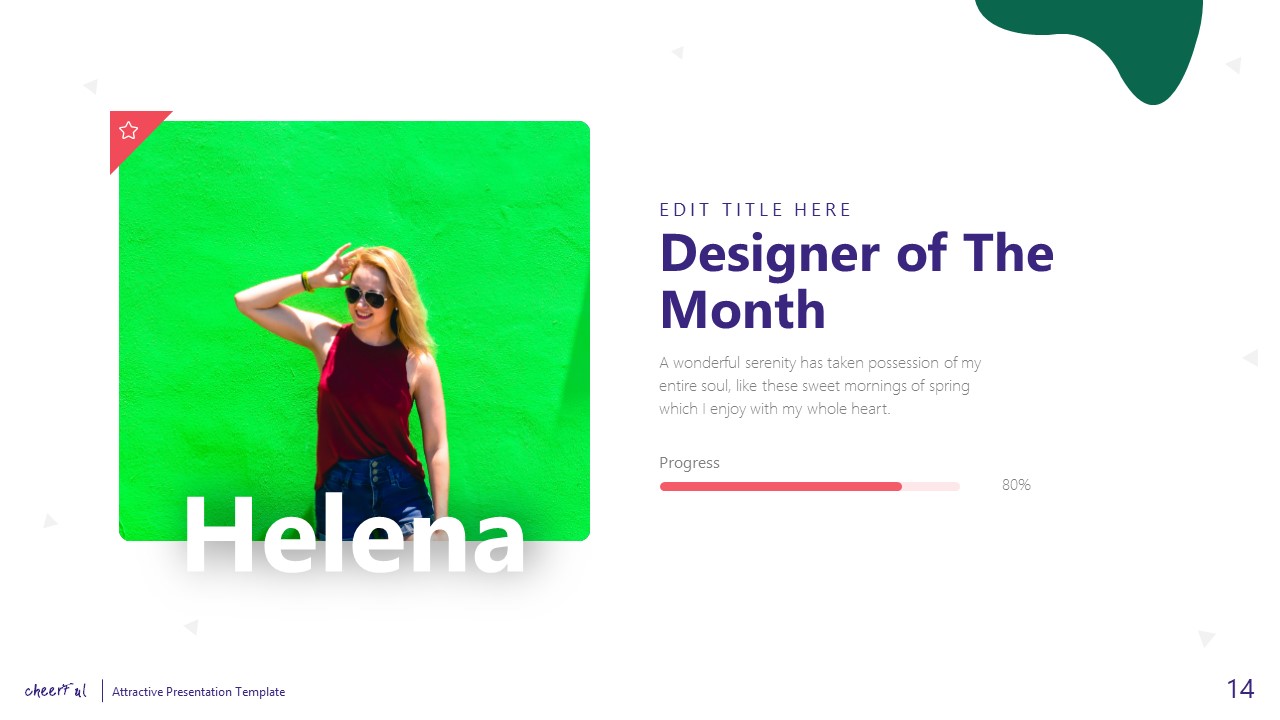 Cheerful - Attractive Powerpoint Template, Presentation Templates ...
