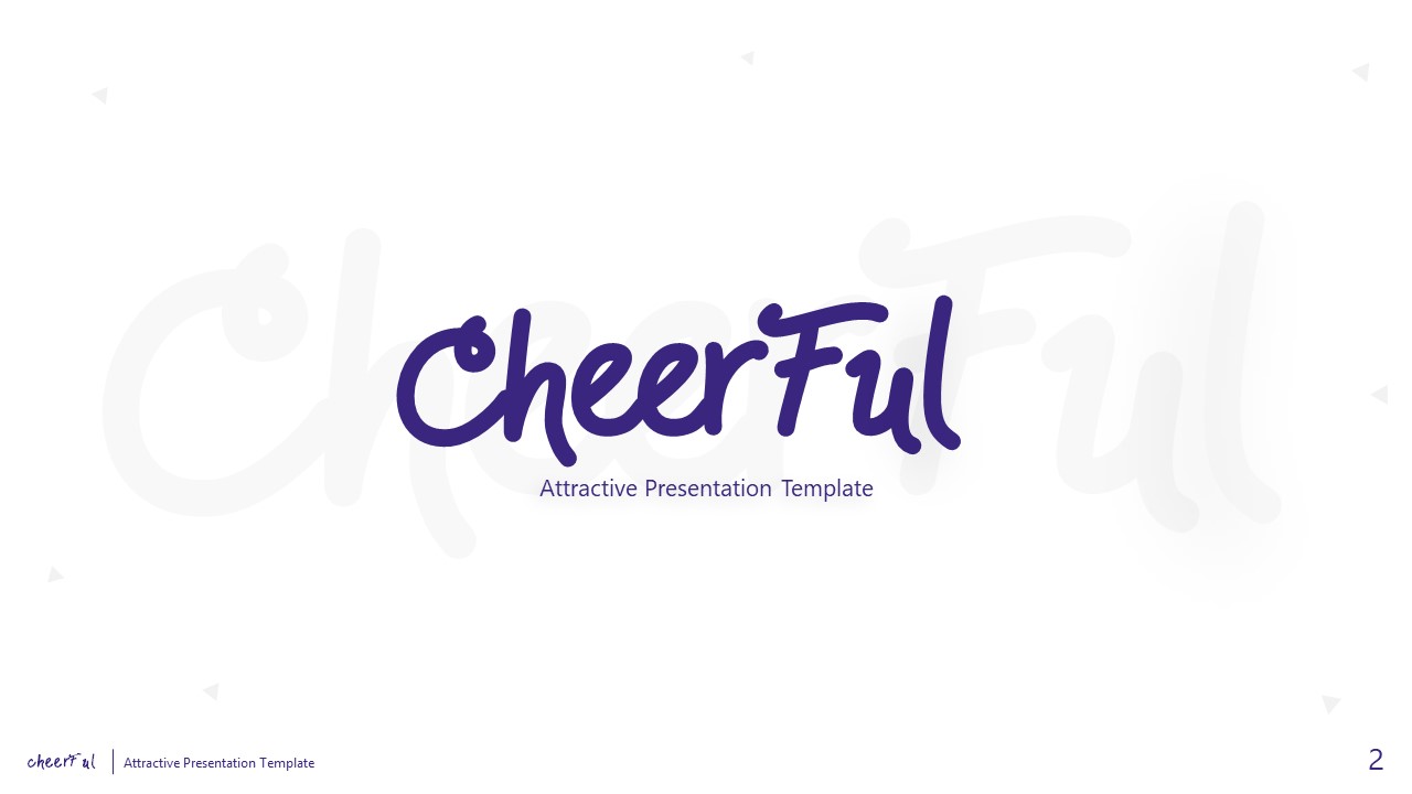 Cheerful - Attractive Powerpoint Template, Presentation Templates ...