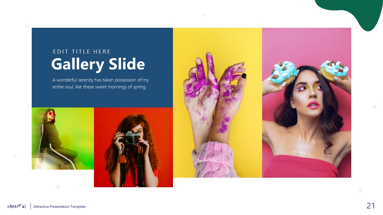 Cheerful - Attractive Powerpoint Template, Presentation Templates ...