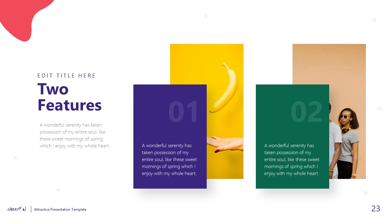 Cheerful - Attractive Powerpoint Template, Presentation Templates ...