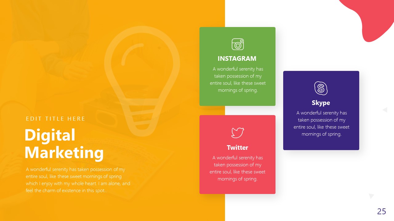 Cheerful - Attractive Powerpoint Template, Presentation Templates ...