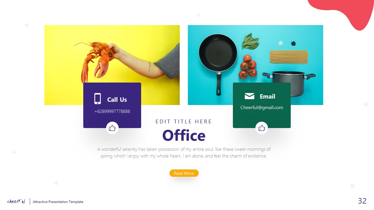 Cheerful - Attractive Powerpoint Template, Presentation Templates ...