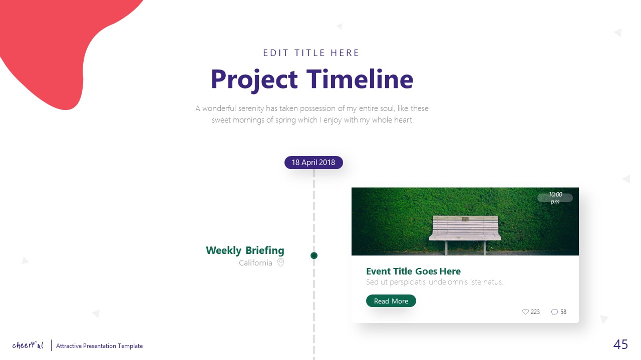 Cheerful - Attractive Powerpoint Template, Presentation Templates ...