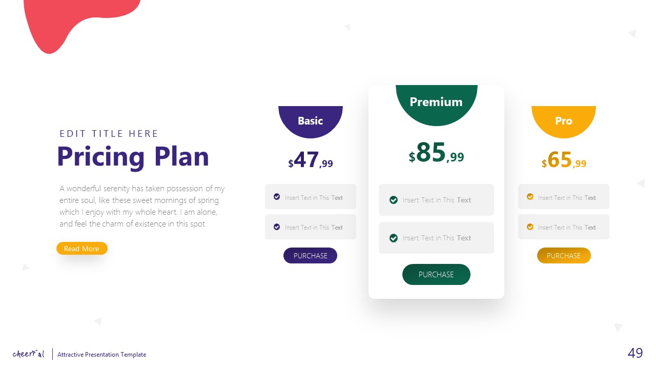 Cheerful - Attractive Powerpoint Template, Presentation Templates ...
