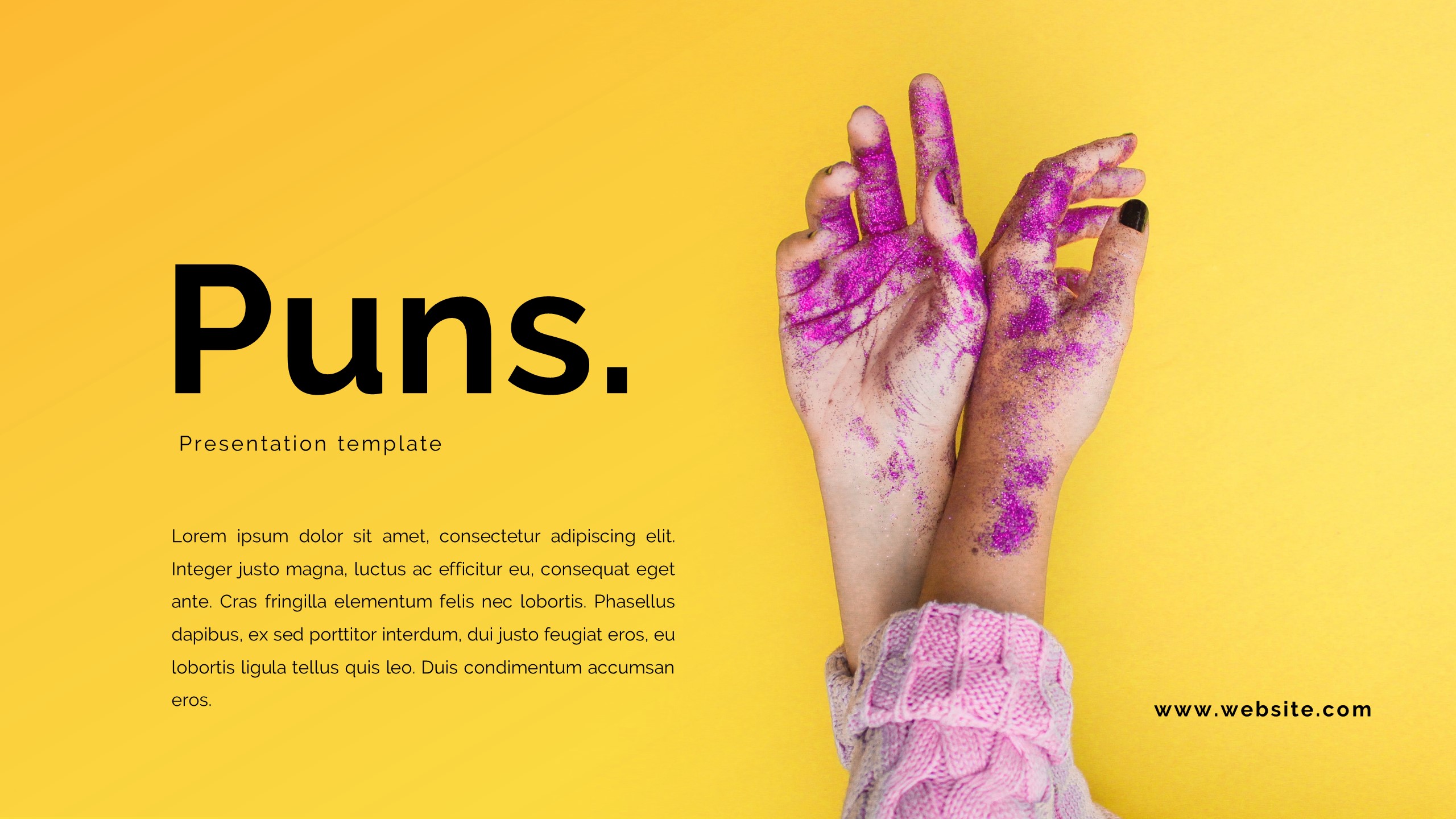 Puns Powerpoint Template, Presentation Templates | GraphicRiver