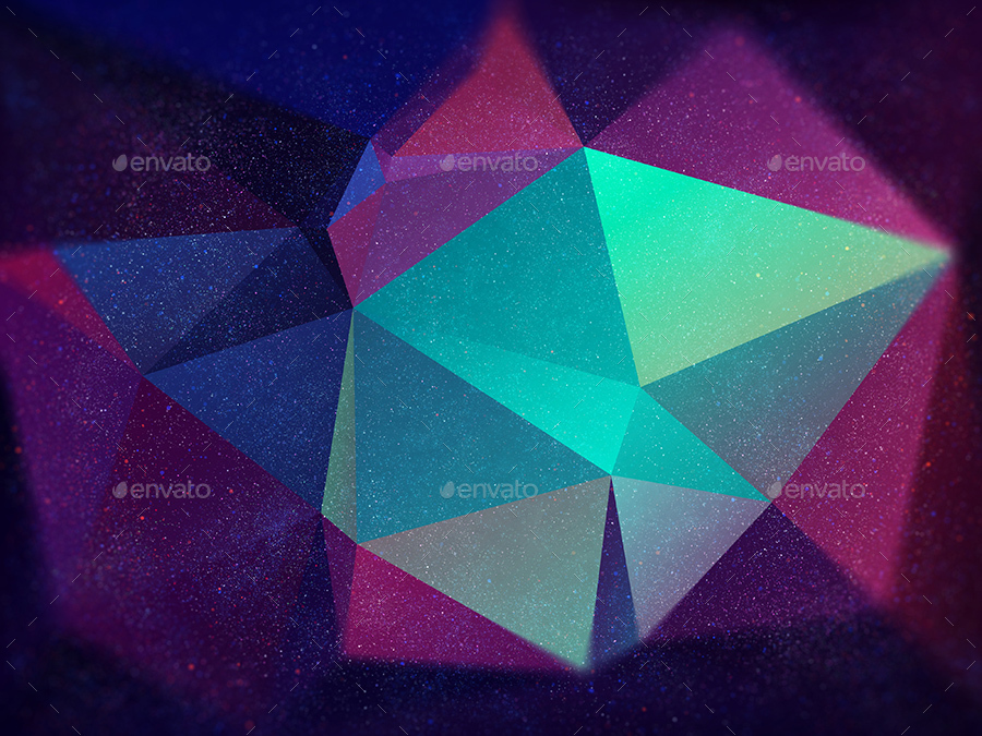 Space Polygon Backgrounds Vol.6, Graphics | GraphicRiver