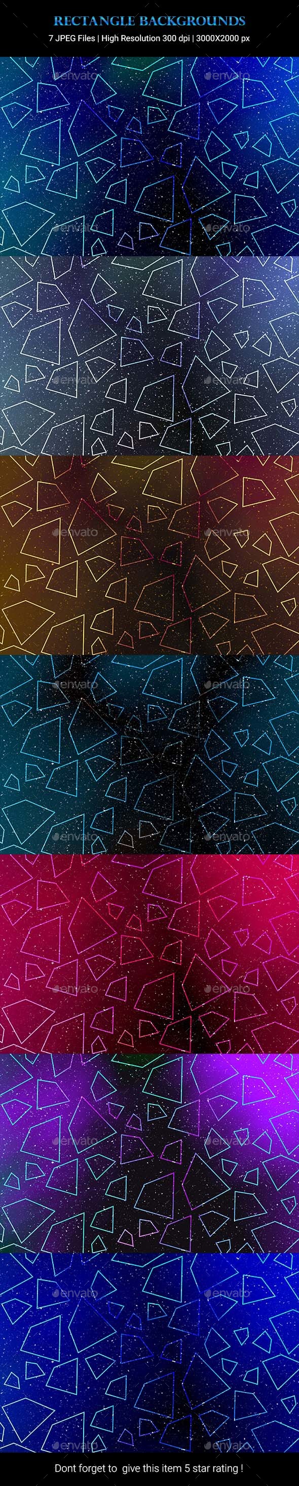 Rectangle Backgrounds, Graphics | GraphicRiver